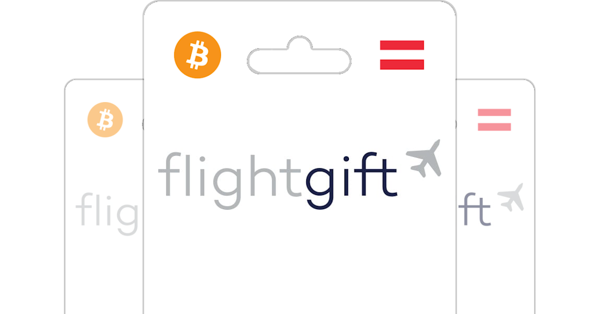 Kaufe Flightgiftcard AT Geschenkkarte mit Bitcoin, ETH oder Krypto ...