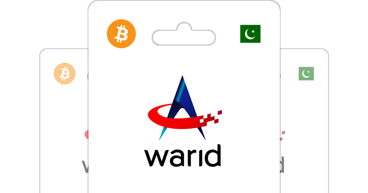 Warid Prepaid Top Up with Bitcoin, ETH or Crypto - Bitrefill
