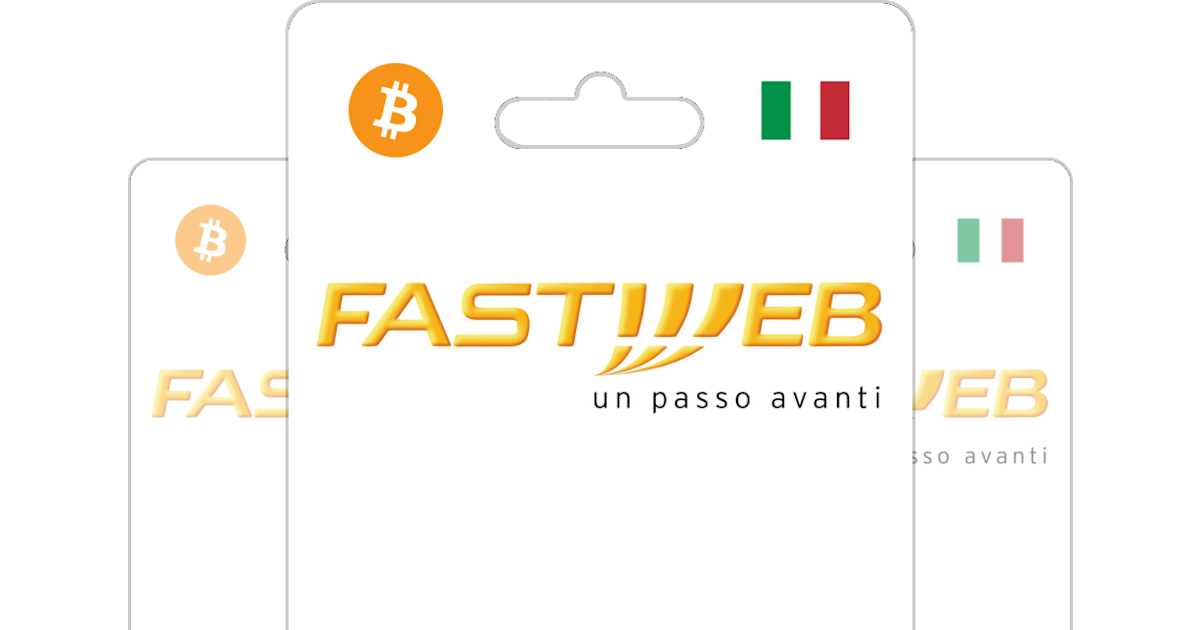 Recharge Fastweb in Italy Online: Top-Up from €5 to €100 - Bitrefill