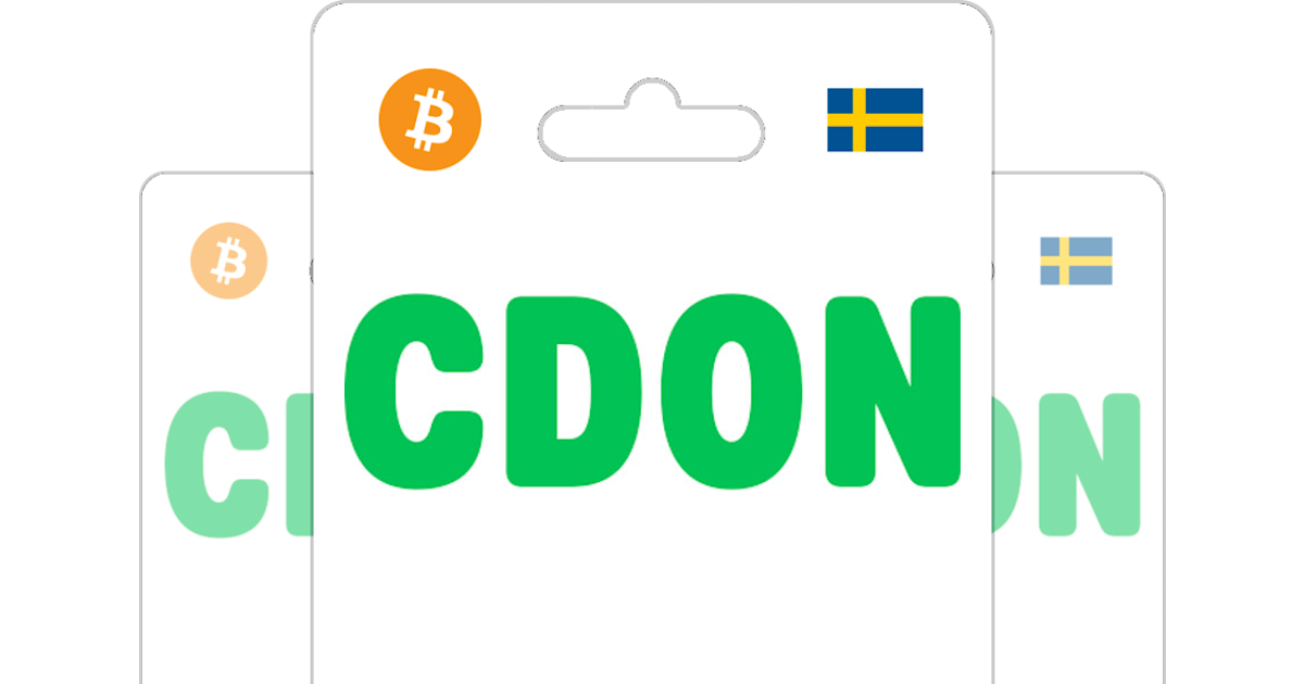 Buy CDON Gift Card with Bitcoin, ETH, USDT or Crypto - Bitrefill