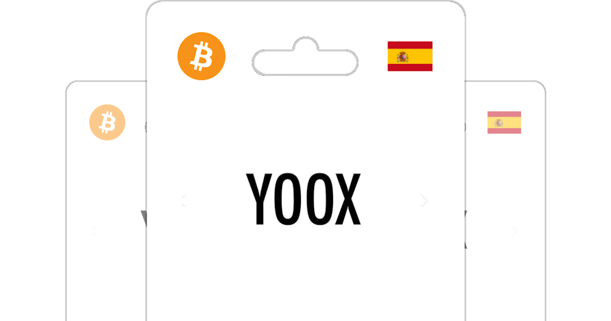 Compra Tarjeta Regalo YOOX España con Bitcoin, ETH o cripto - Bitrefill