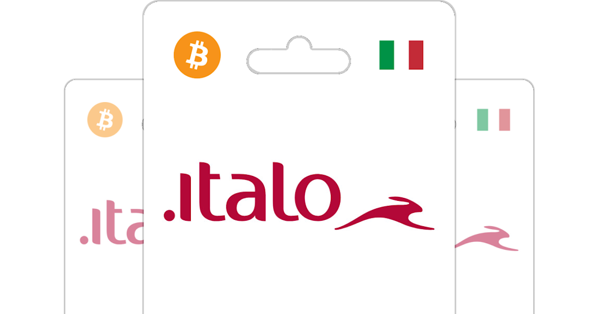 Buy Italo Gift Card with Bitcoin, ETH, USDT or Crypto - Bitrefill
