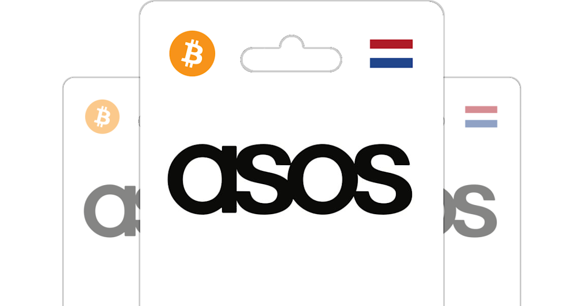 Buy ASOS Gift Card with Bitcoin, ETH, Crypto, or iDEAL - Bitrefill
