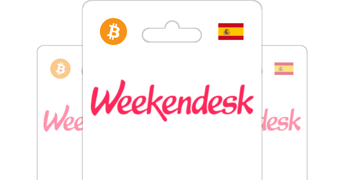 Compra Tarjeta Regalo Weekendesk con Bitcoin, ETH o cripto - Bitrefill