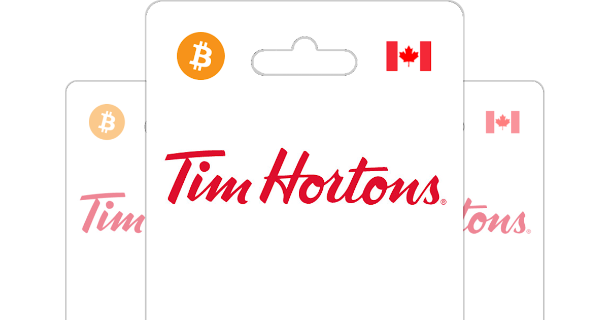 Buy Tim Hortons Gift Card with Bitcoin, ETH, USDT or Crypto - Bitrefill