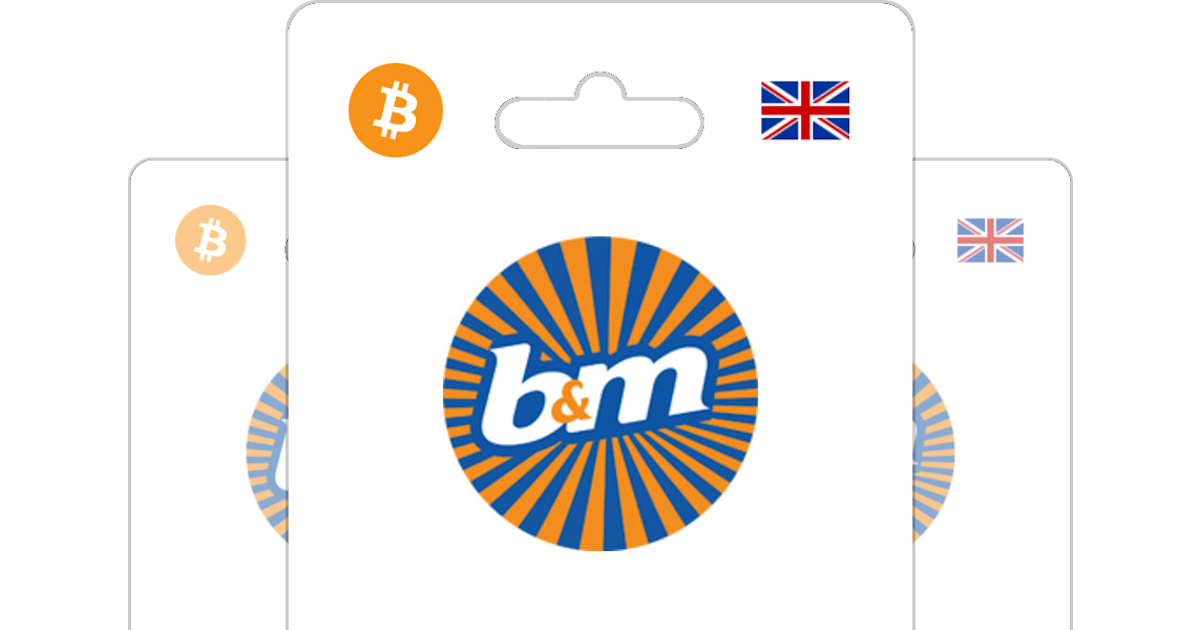 Buy B&M UK gift cards with Bitcoin or Crypto - Bitrefill