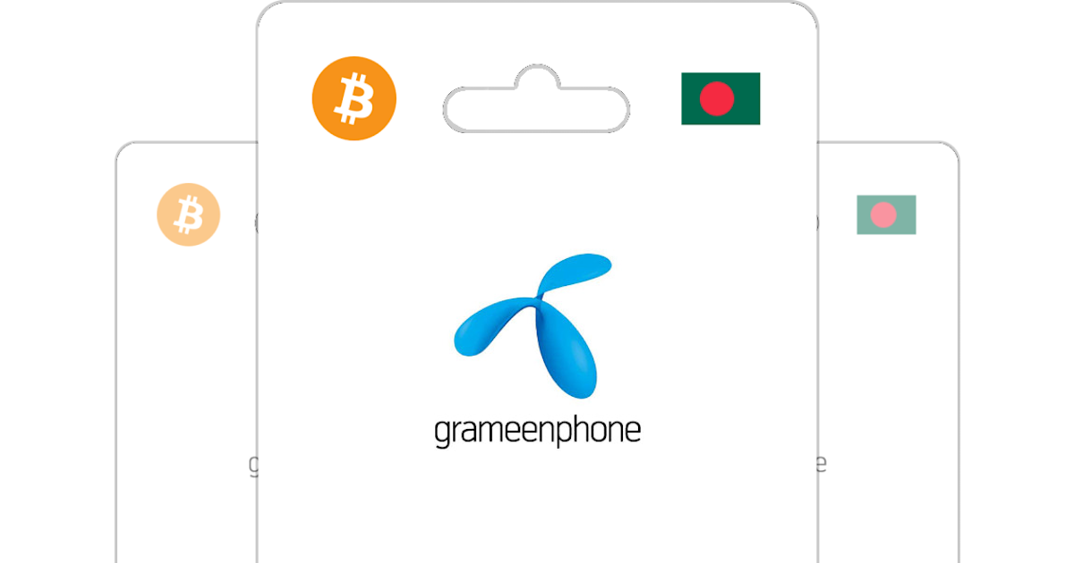 Grameenphone Bangladesh Data Prepaid Top Up with Bitcoin, ETH or Crypto ...