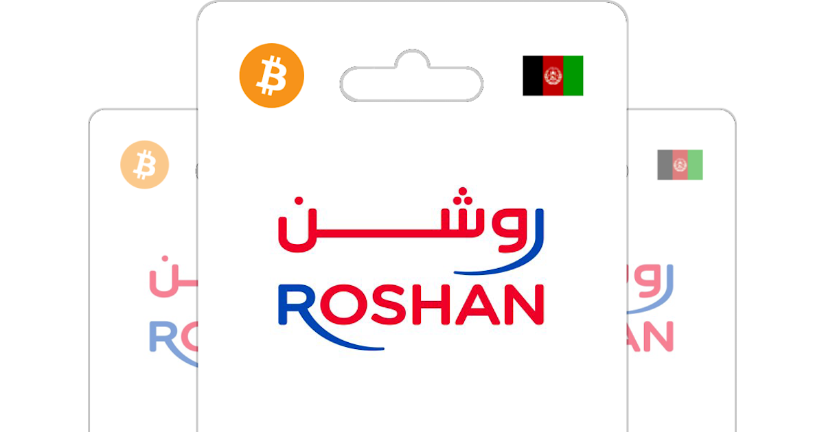 Roshan Prepaid Top Up with Bitcoin, ETH or Crypto - Bitrefill