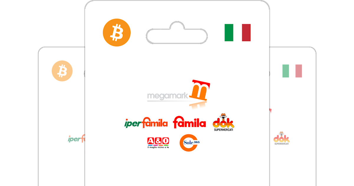 Acquista Gift Card Supermercati Gruppo Megamark con Bitcoin, ETH o ...
