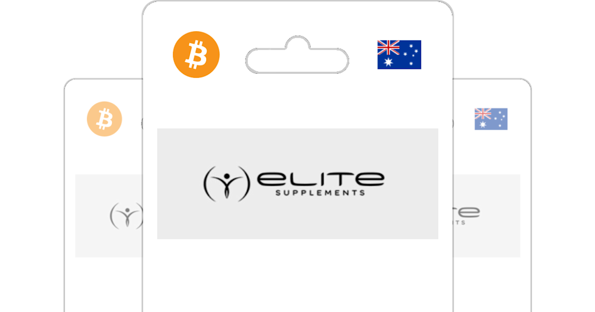 Buy Elite Supplements Gift Card with Bitcoin & Crypto - Bitrefill