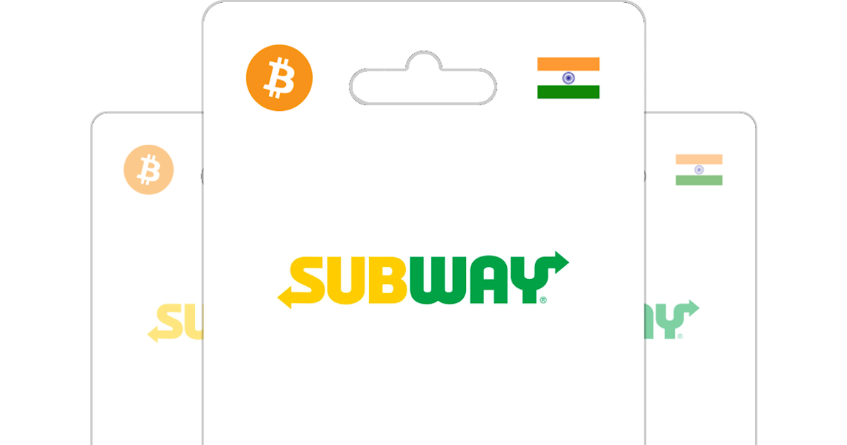 Buy Subway Gift Card with Bitcoin & Crypto - Bitrefill