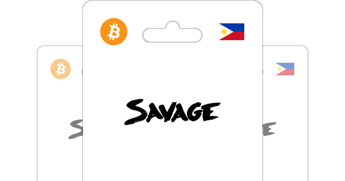 Buy Savage Gift Card with Bitcoin, ETH, USDT or Crypto - Bitrefill