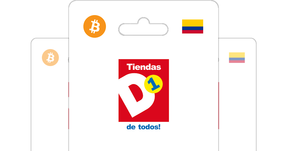 Compra Tarjeta Regalo Tiendas D1 con Bitcoin, ETH o cripto - Bitrefill