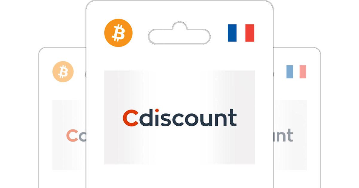 Buy Cdiscount Gift Card with Bitcoin, ETH, USDT or Crypto - Bitrefill