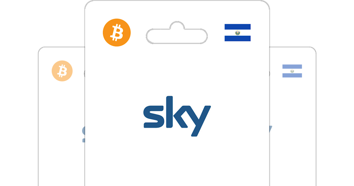 Paga facturas de Sky con Bitcoin, ETH o cripto - Bitrefill