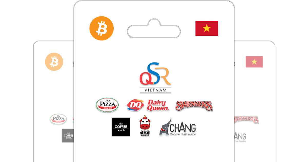Buy QSR Vietnam Gift Card with Bitcoin, ETH, USDT or Crypto - Bitrefill