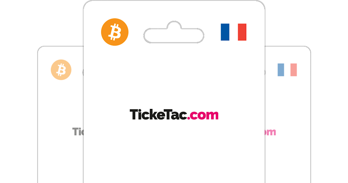 Acheter TickeTac Carte-cadeau avec Bitcoin, ETH, USDT ou Crypto - Bitrefill