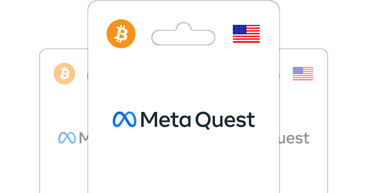 Buy Meta Quest Gift Card with Bitcoin, ETH or Crypto - Bitrefill