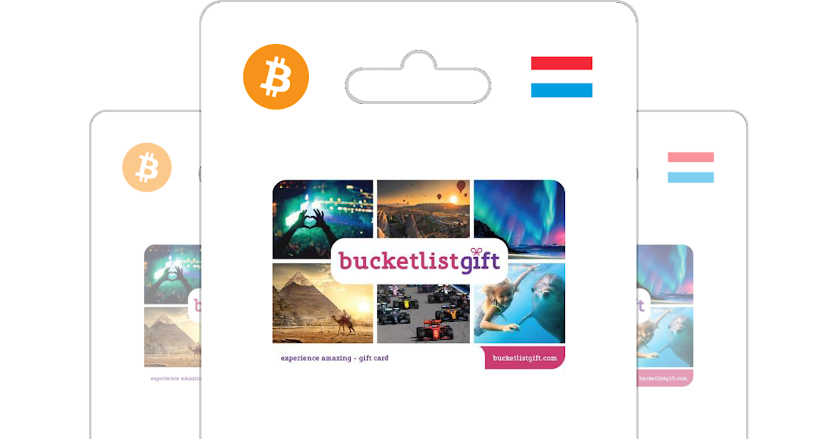 Acheter BucketlistGift LU Carte-cadeau avec Bitcoin, ETH ou Crypto ...
