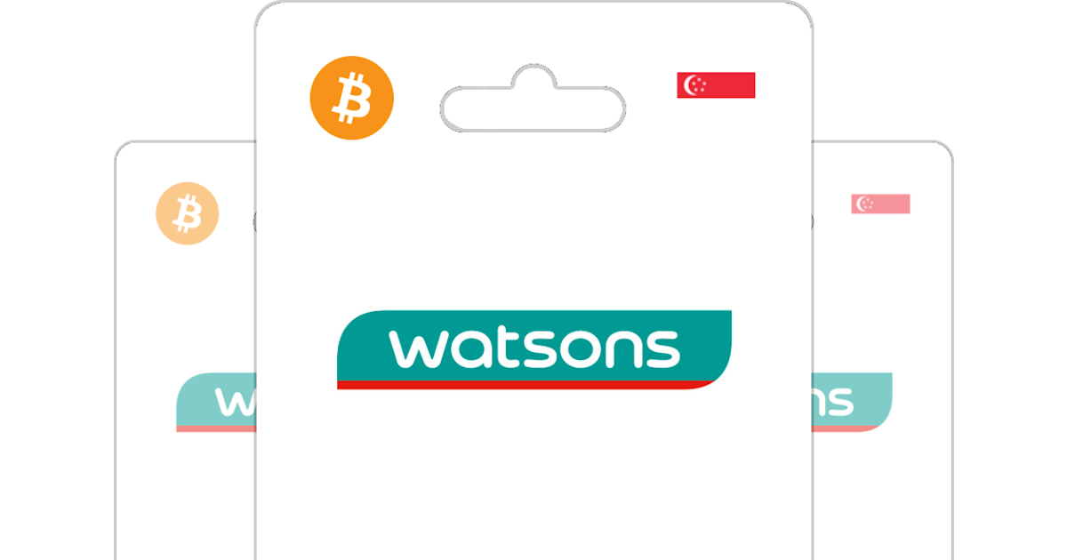 Buy Watsons Gift Card with Bitcoin, ETH, USDT or Crypto - Bitrefill