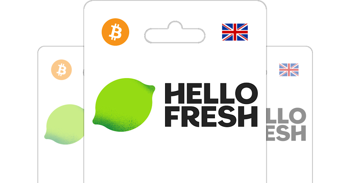Buy HelloFresh Gift Card with Bitcoin, ETH, USDT or Crypto - Bitrefill