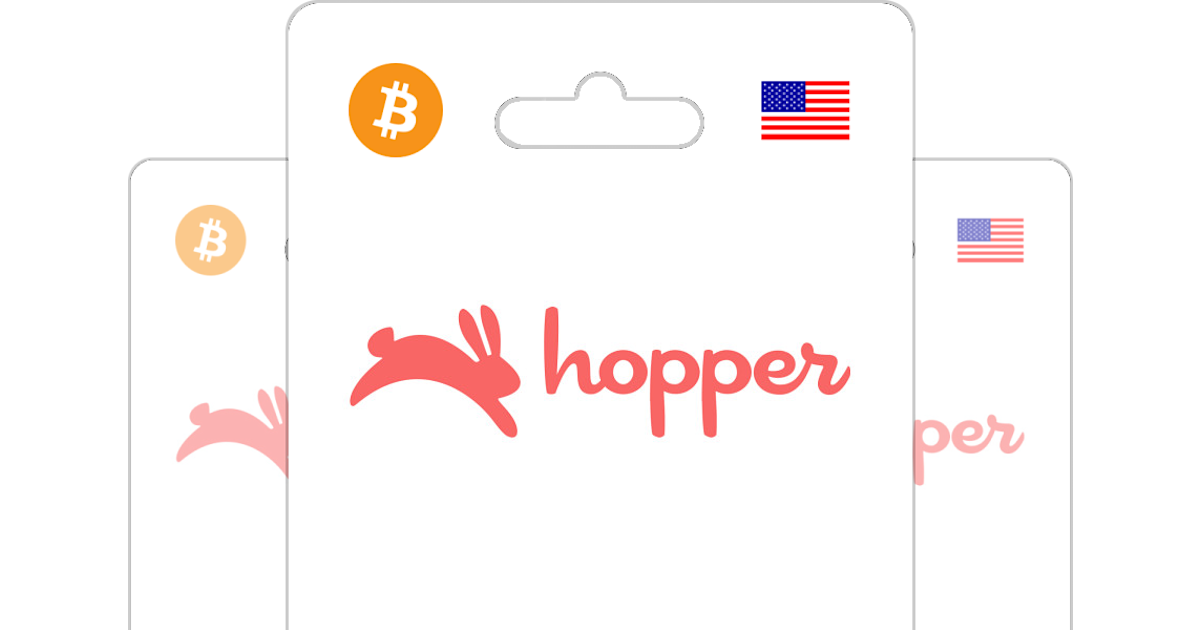 Buy Hopper Gift Card with Bitcoin, ETH, USDT or Crypto - Bitrefill