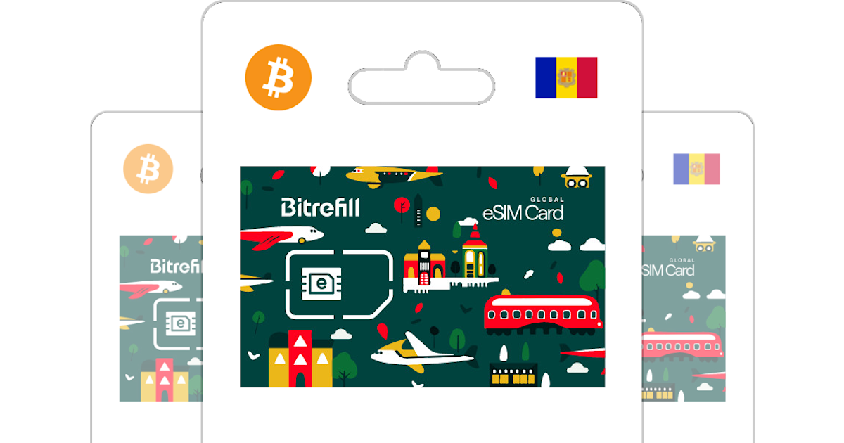 Buy Global eSIM with Bitcoin, ETH or Crypto - Bitrefill
