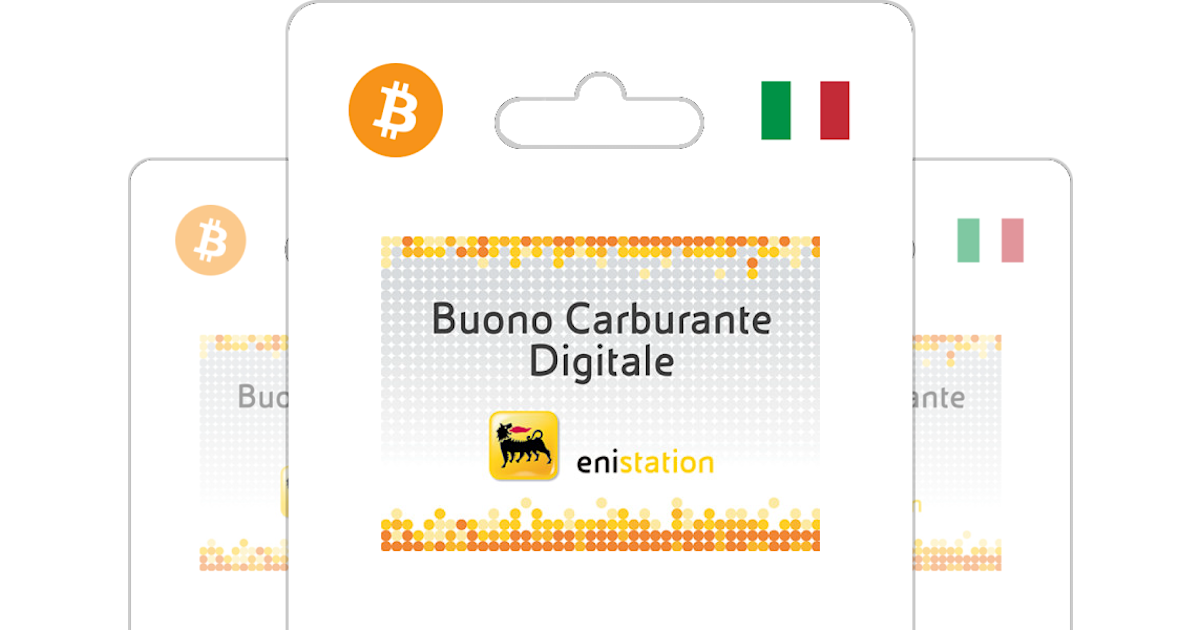 Acquista Gift Card ENI Buono Carburante Digitale con Bitcoin, ETH o ...