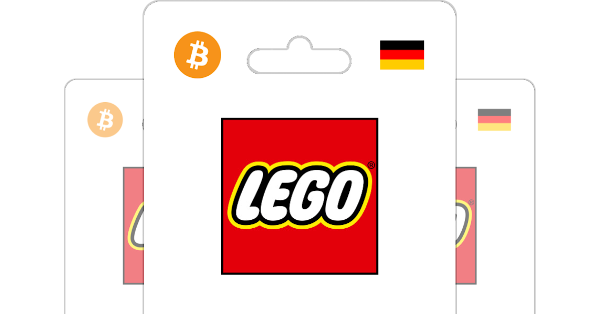 Kaufe LEGO Geschenkkarte mit Bitcoin, ETH, USDT oder Crypto - Bitrefill