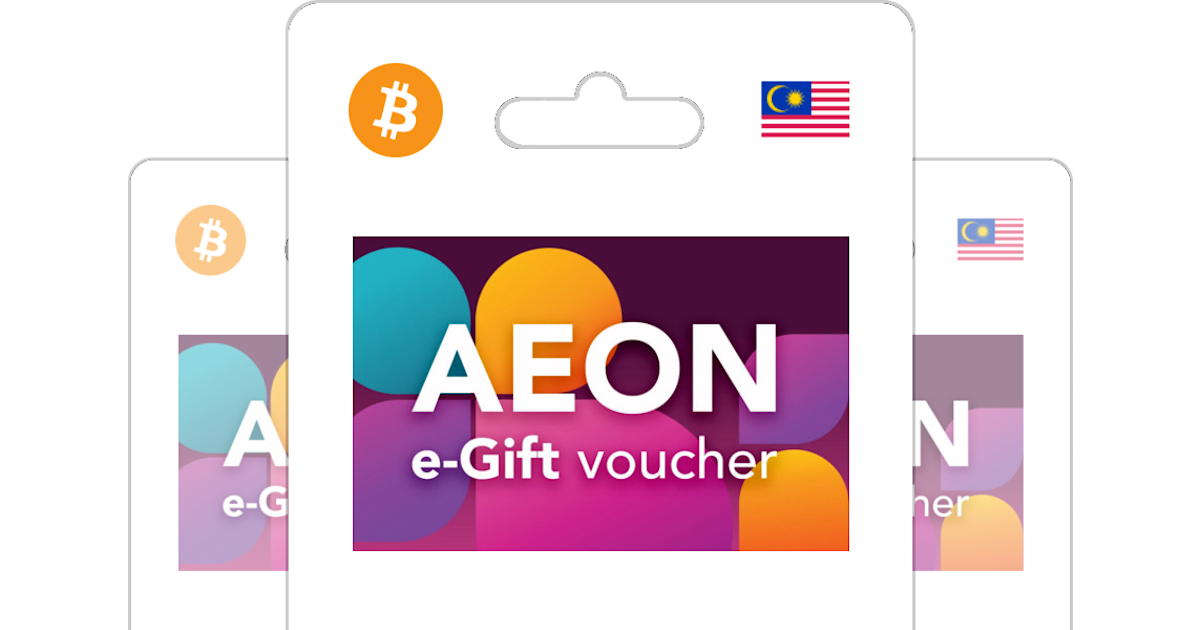 Buy AEON Gift Card with Bitcoin, ETH, USDT or Crypto - Bitrefill