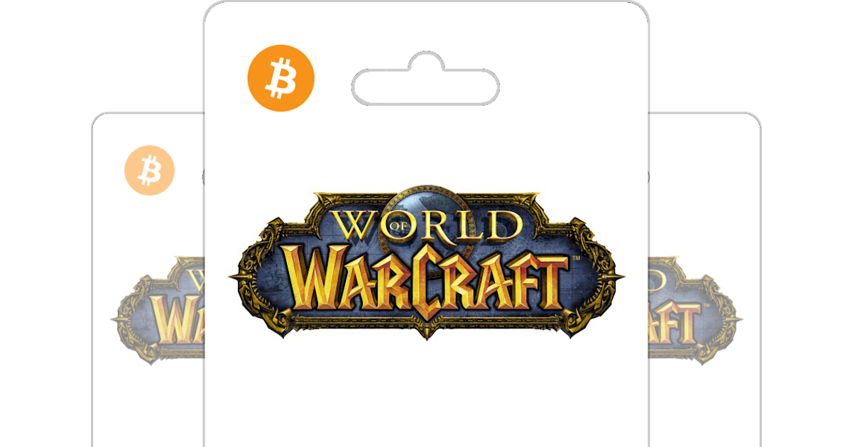 Compra Tarjeta Regalo World of Warcraft Time Card con Bitcoin, ETH o cripto - Bitrefill