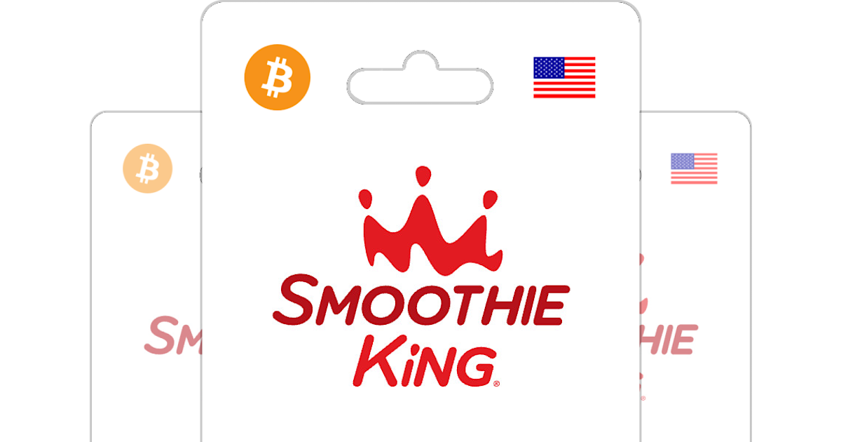Buy Smoothie King Gift Card with Bitcoin, ETH or Crypto - Bitrefill