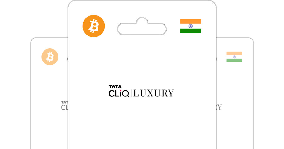 Buy Tata Cliq Luxury Gift Card with Bitcoin, ETH or Crypto - Bitrefill