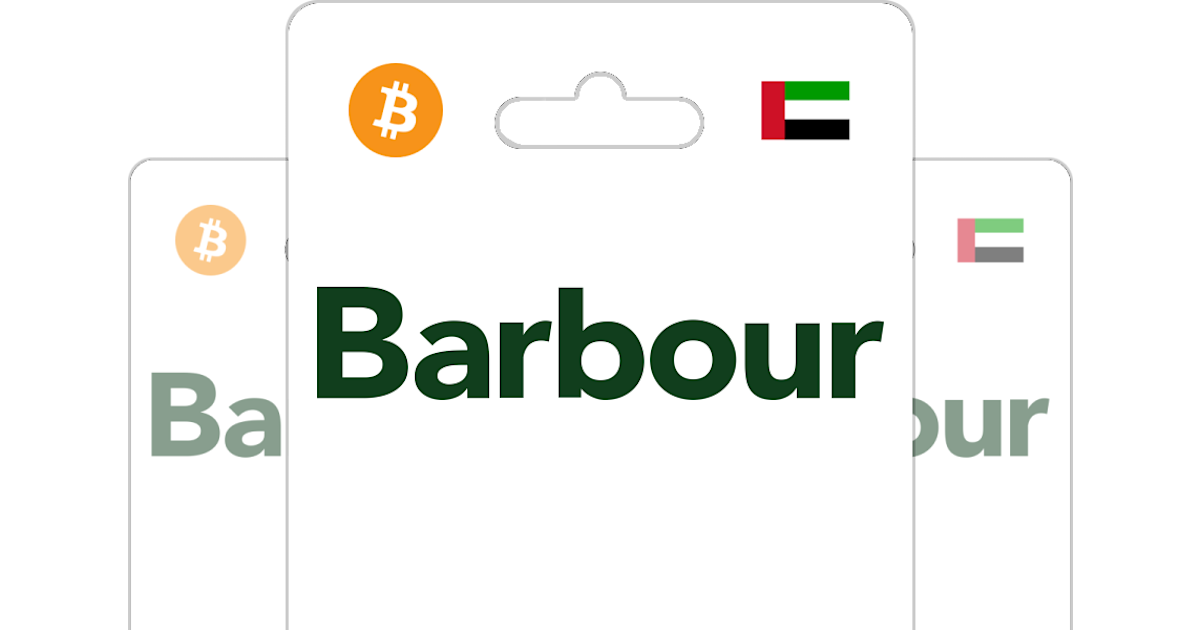 Buy Barbour AE Gift Card with Bitcoin, ETH, USDT or Crypto - Bitrefill