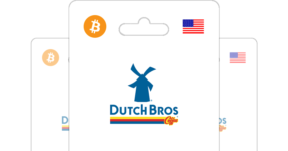 구입하다 Dutch Bros Coffee 기프트 카드 ~와 함께 비트코인, ETH 또는 암호화폐 - Bitrefill