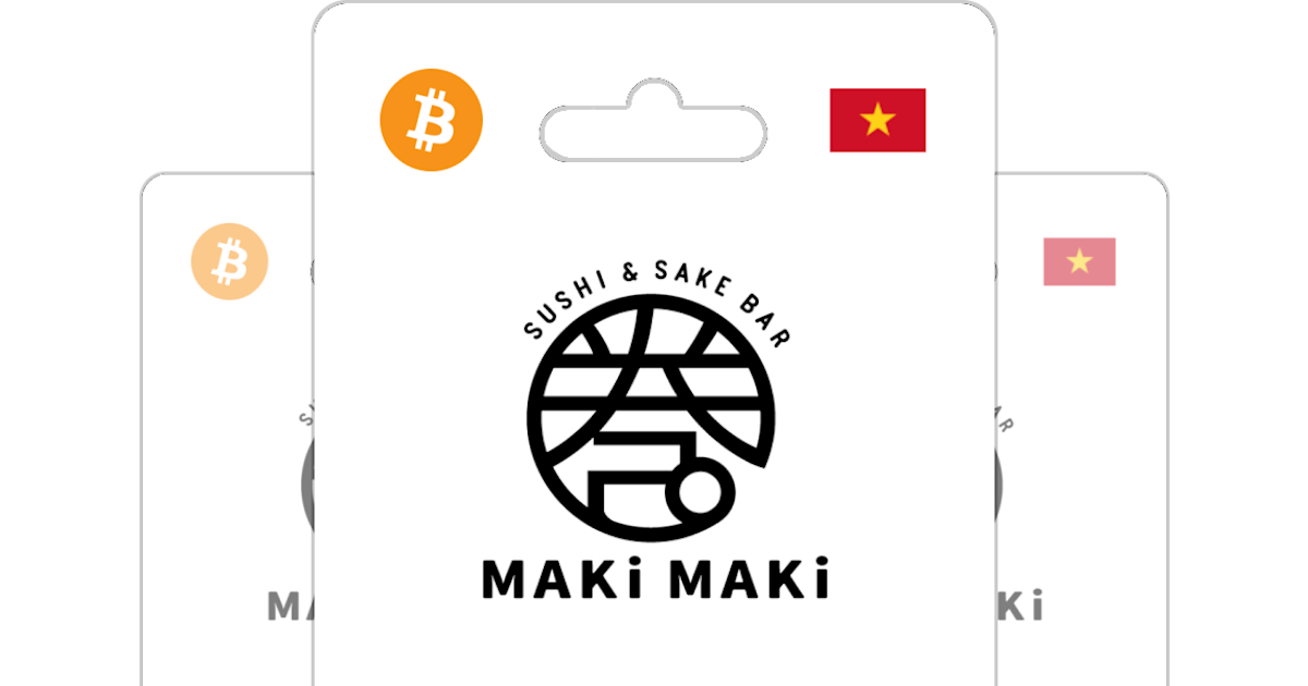 Buy Izakaya Sushi Maki Maki Gift Card with Bitcoin, ETH or Crypto ...